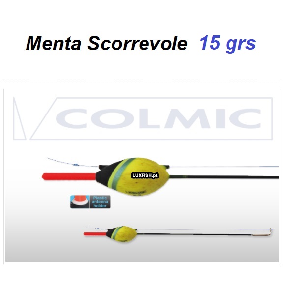 COLMIC Menta Scorrevole Starlite - 15 gramas - Luxfish - Paixão Pela Pesca